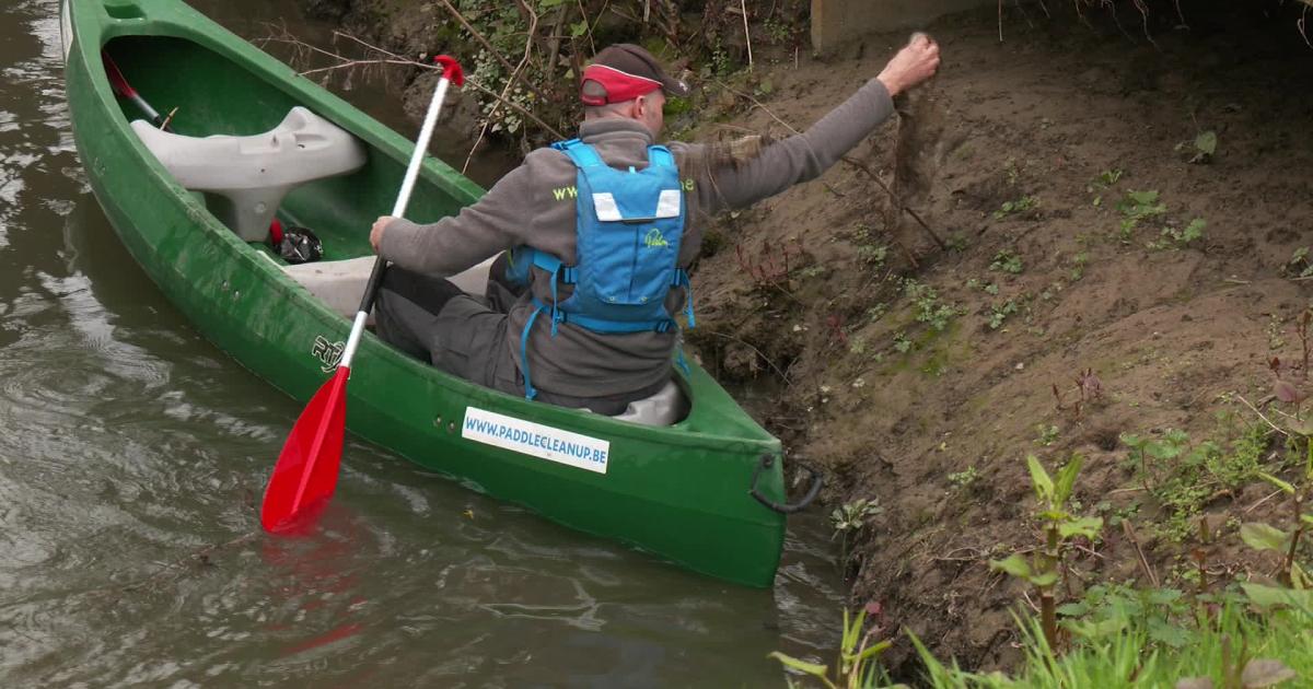 Nettoyage de la Dyle en kayak : il y a toujours de quoi faire | TVcom